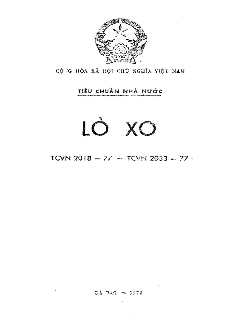 TCVN 2018-1977 Lo Xo | PDF