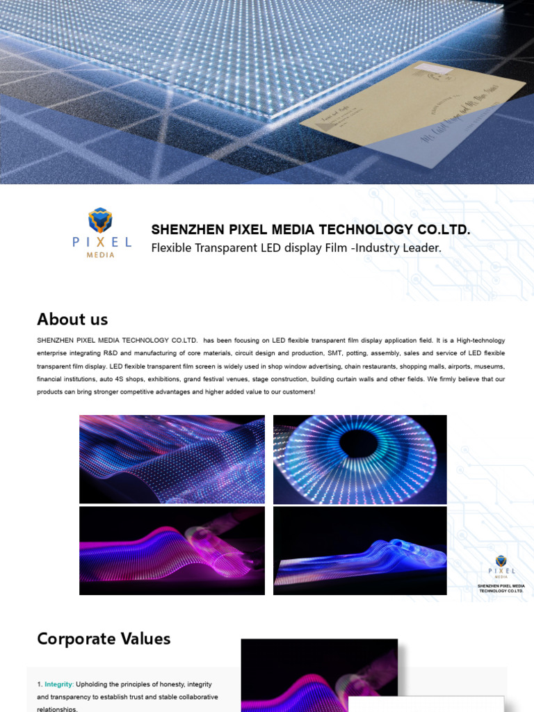 ReeFilm Flexible LED Solutions | PDF | Escalator | Integrity