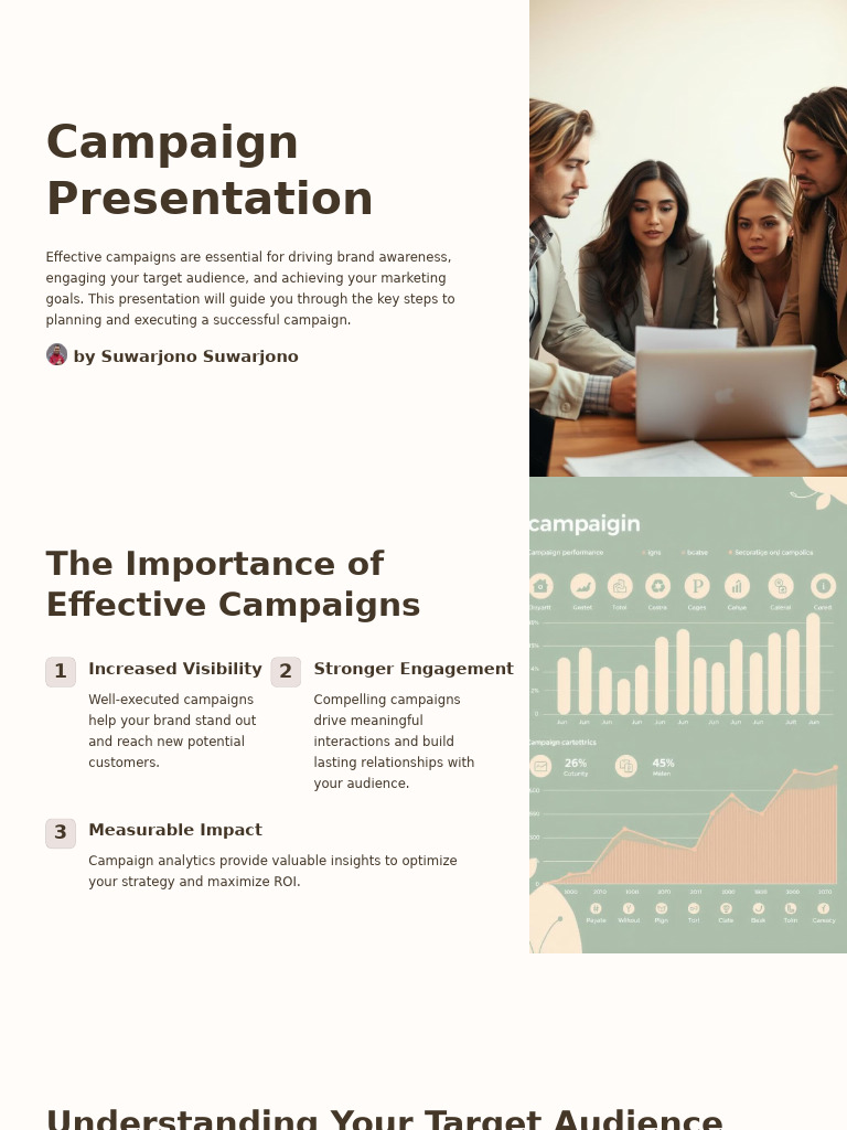 Campaign Presentation | PDF | Target Audience | Brand