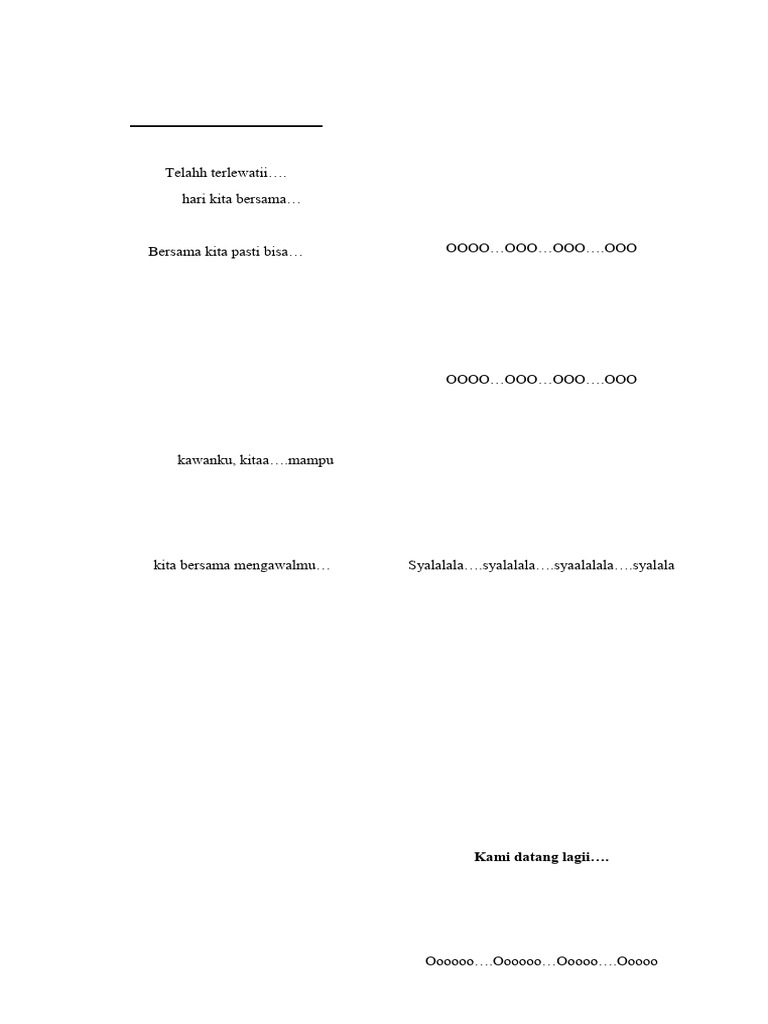 Chant Class Settong Mania | PDF