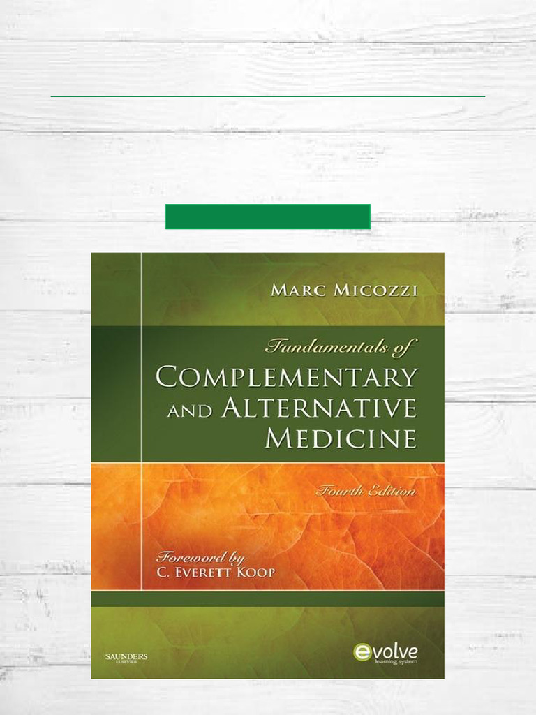 (PDF Ebook) Fundamentals of Complementary and Alternative Medicine ...