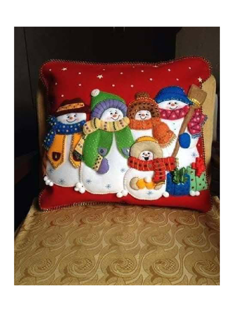 Cojin Muñecos de Nieve | PDF
