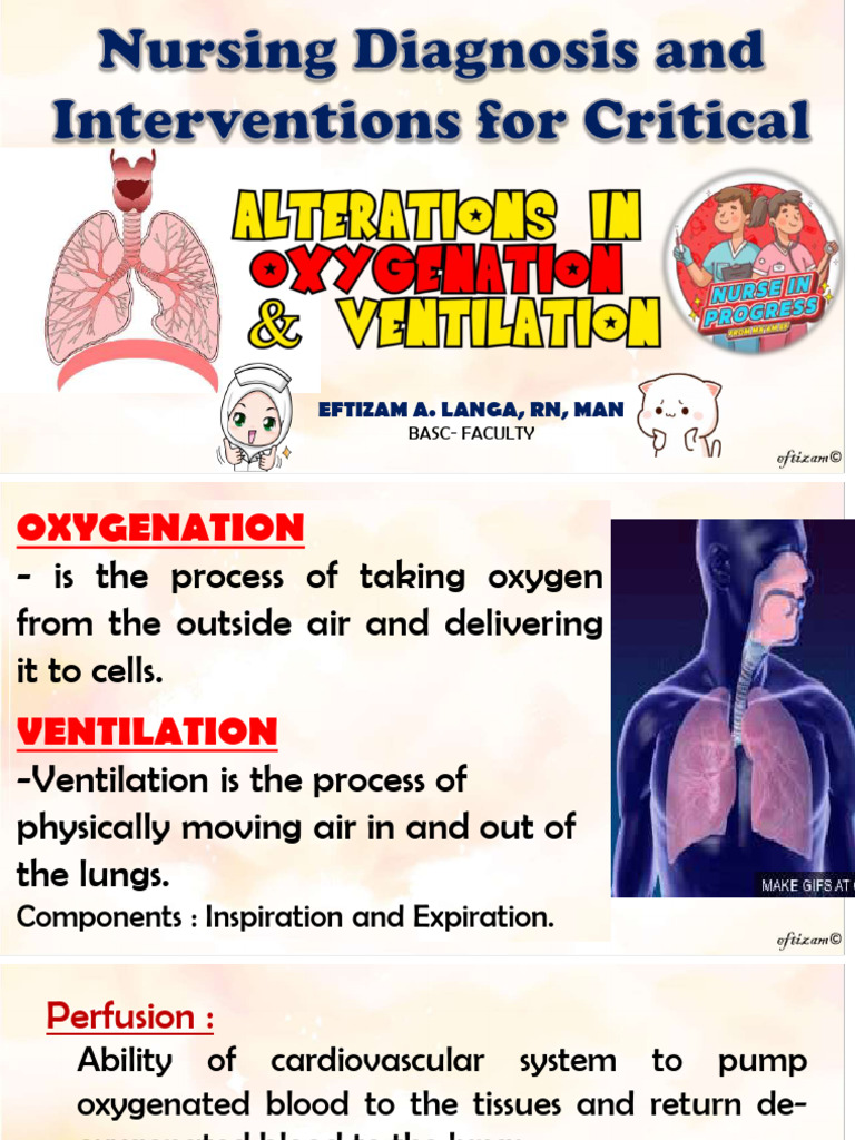 NCM 118 3 Alterations in Ventilation Oxygenation | PDF | Physiology ...