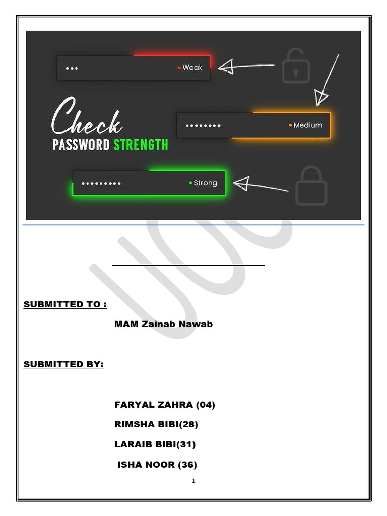 Password Strength Checker Tool in 8086 | PDF | Letter Case | Password