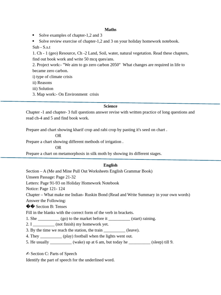 Class 8th | PDF