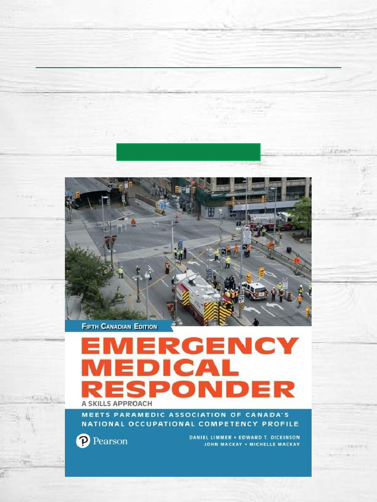 Research Emergency Medical Responder A Skills Approach (Canadian ...