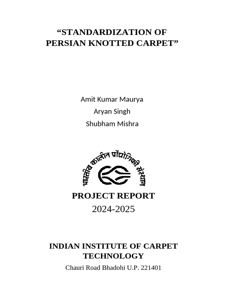 Project report front page guidelines[1] | PDF