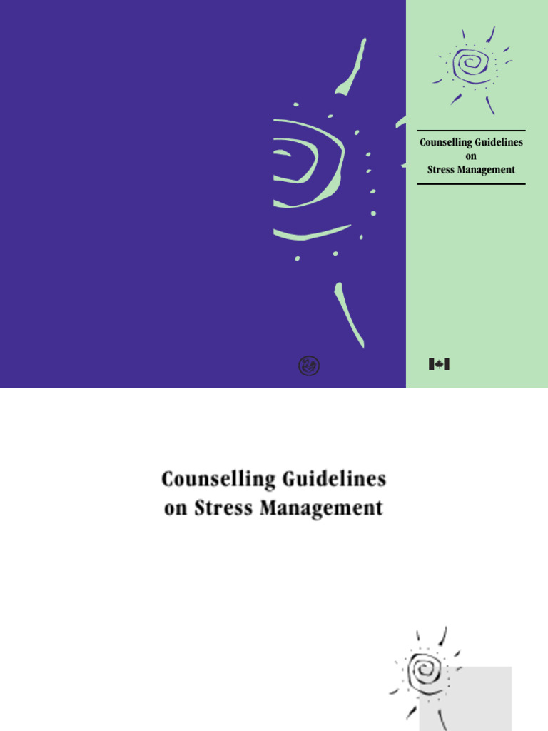 Counselling Guidelines Stress_management | PDF | Cost Of Living | Stress (Biology)