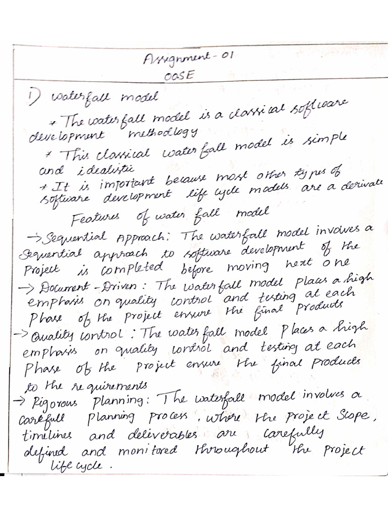 Oose Assignment | PDF