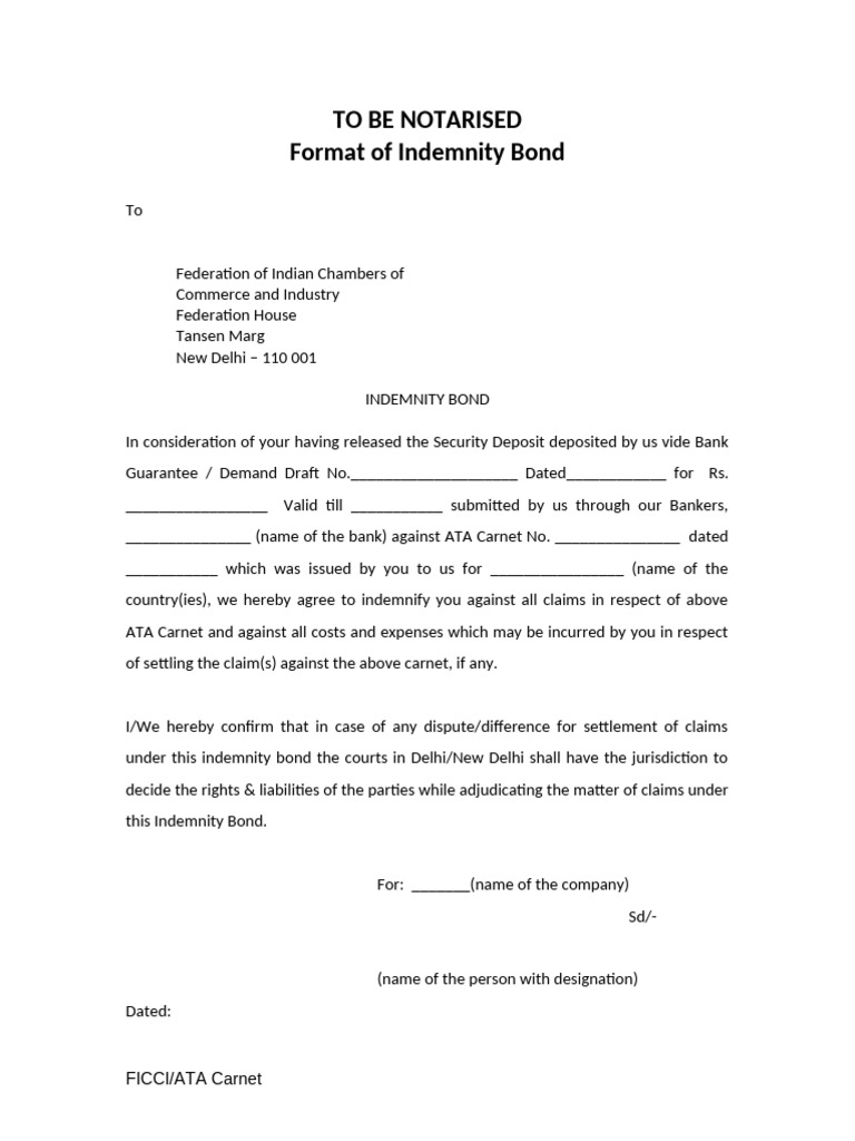 Bond Format | PDF