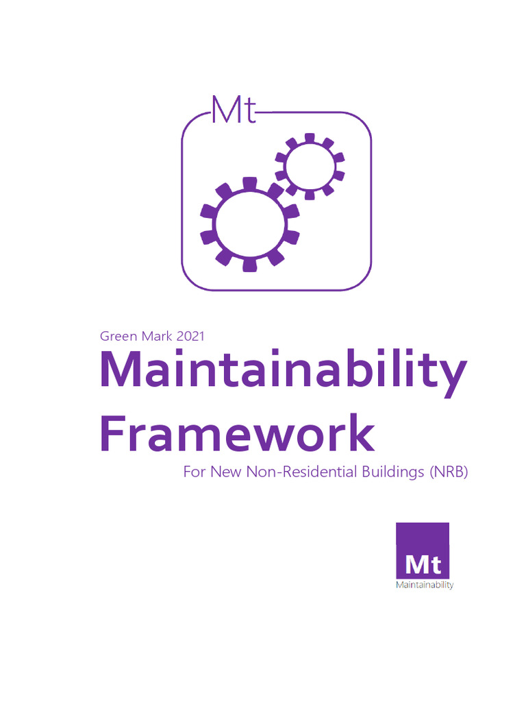 Maintainability Framework NRB Green Mark | PDF | Building Technology ...