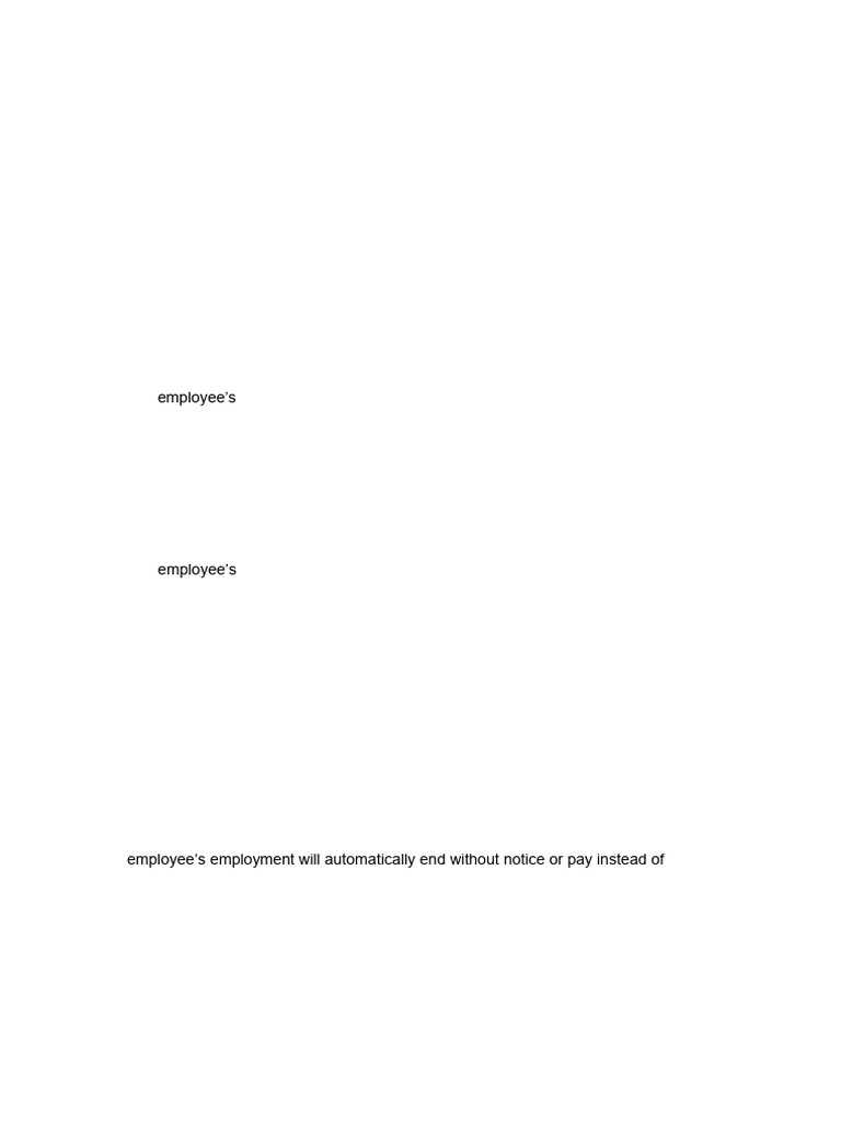 Employment Agreement Atif | PDF | Employment | Sick Leave