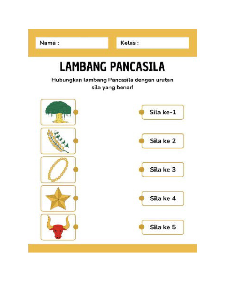 Latihan Mengenal Pancasila | PDF