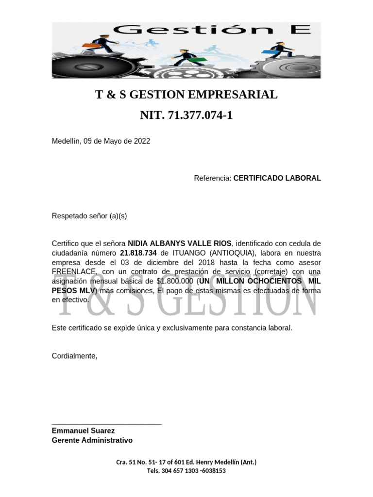 CARTA SANDRA (Autoguardado) | PDF