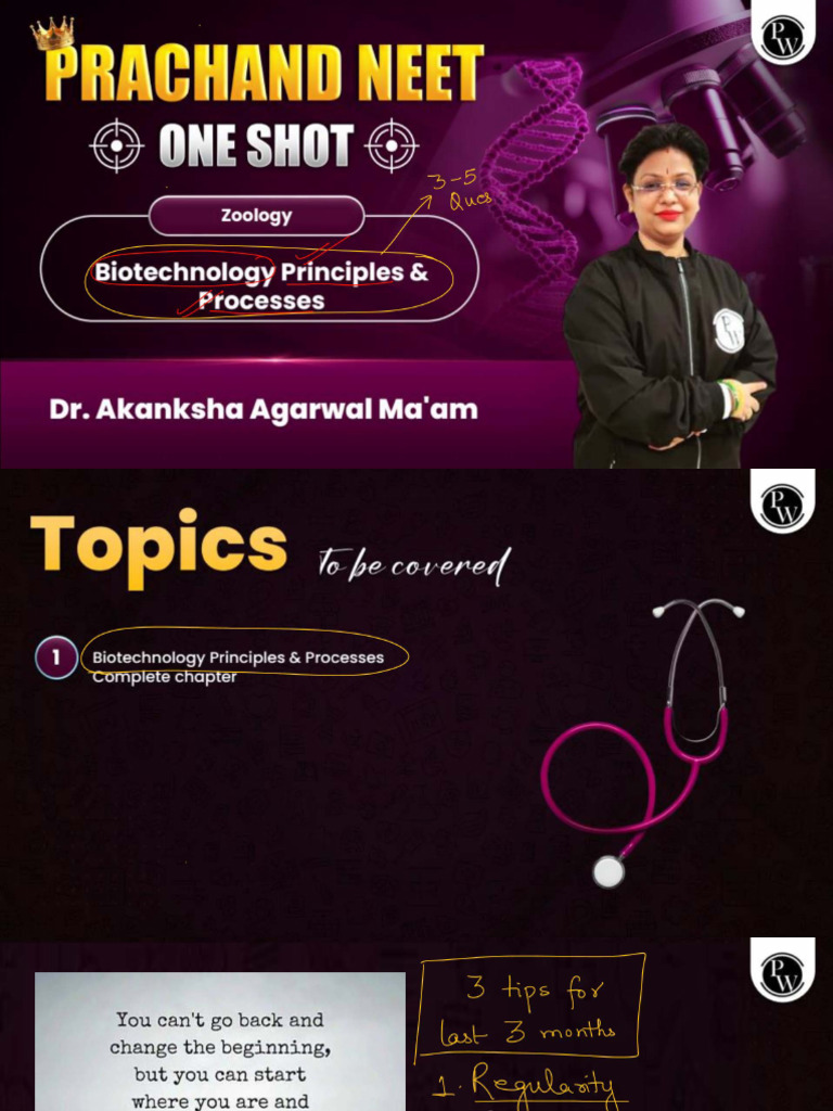 Biotechnology Principles Processes Class Notes Prachand Neet