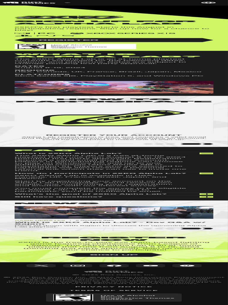 2xko Sign Up For Alpha Lab | PDF | Xbox | Play Station