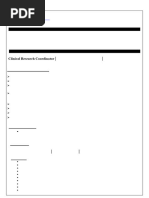 TransCelerate CV Template Guidance | PDF | Clinical Trial | Health Care