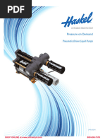 Haskel Liquid Pump Technical Manual | PDF | Tire | Pump
