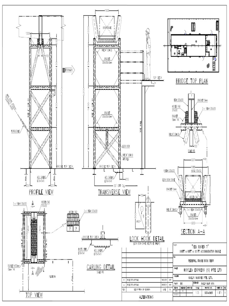 SH7-S126 Pedestal Boom Rest (A3)_Rev.B | PDF