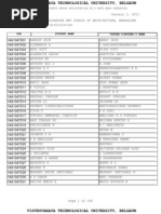 List of VTU Engineering | PDF | Educational Institutions | Career And ...