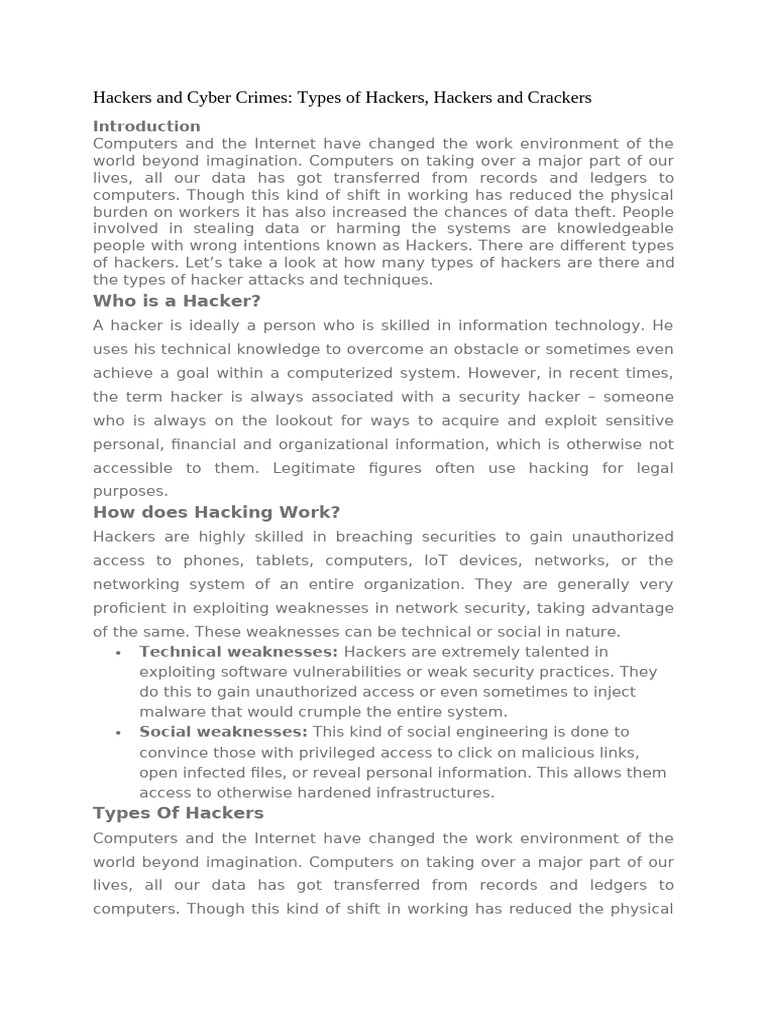 Ethical Hacking Notes1 | PDF | Malware | Security Hacker