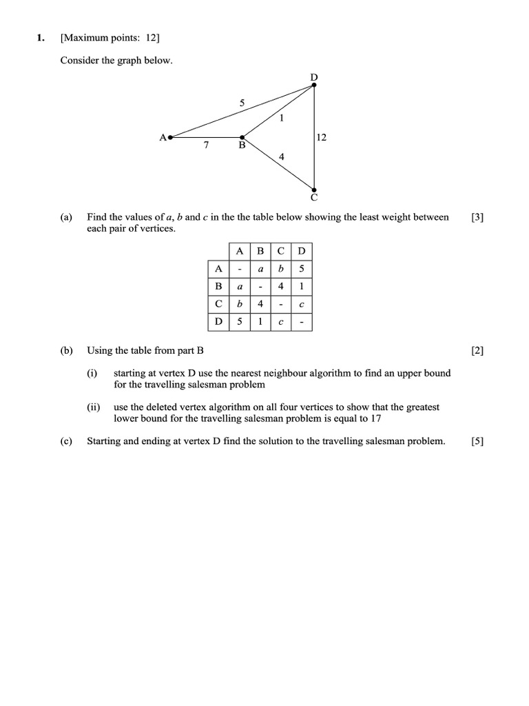 Graph Theory Openers | PDF