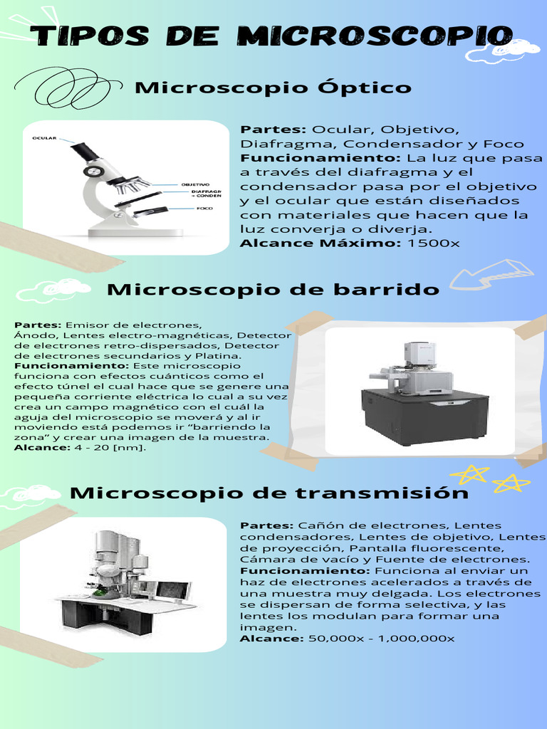 Tipos de Microscopio | PDF