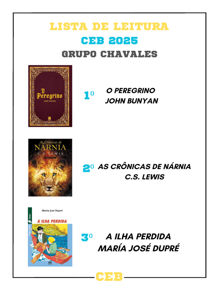 Projeto - Nove Meses Nove Livros c - Ceb | PDF