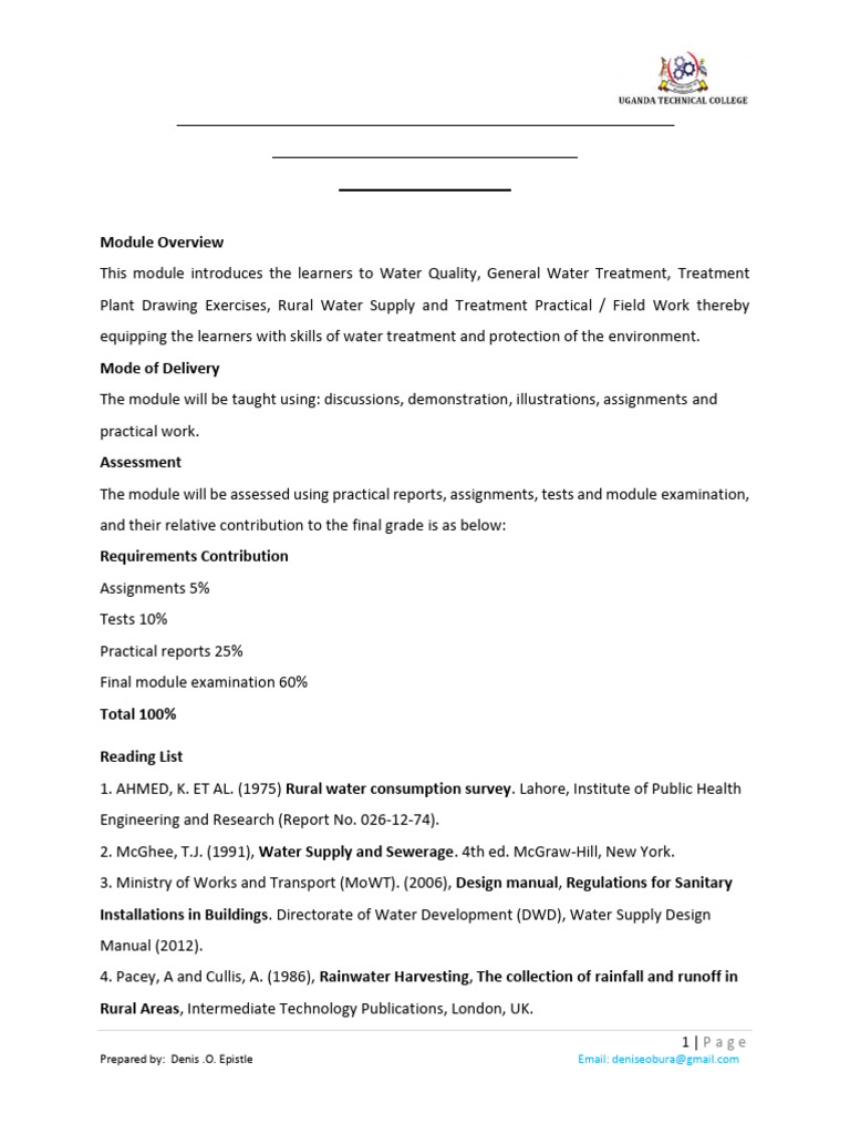Water Treatment Updated | PDF | Water Purification | Filtration