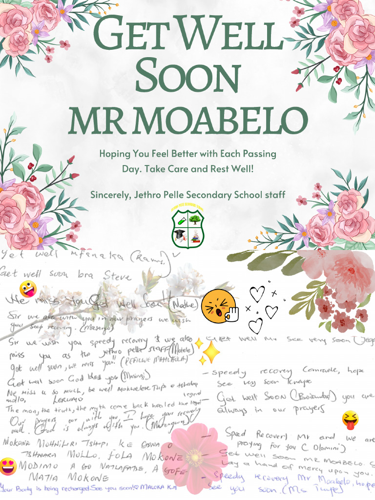 Sincerely, Jethro Pelle Secondary School Staff | PDF
