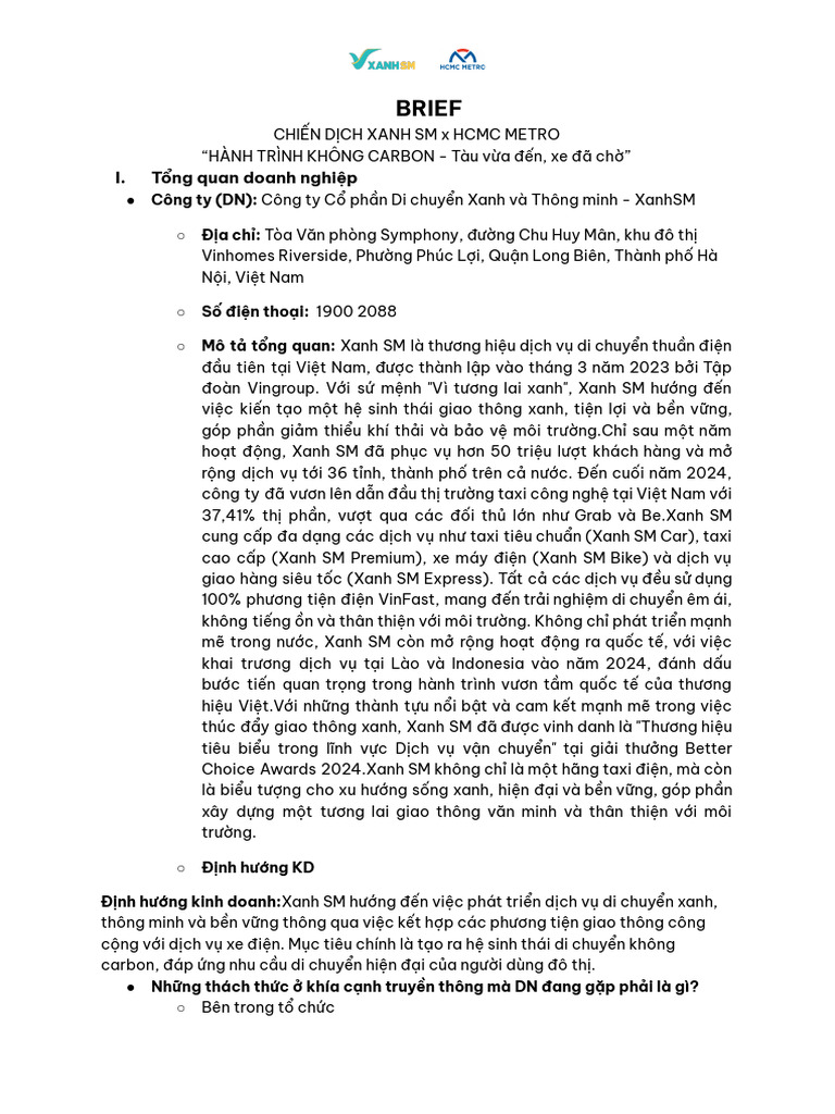 n6 Dp11 Xanhsm Brief | PDF