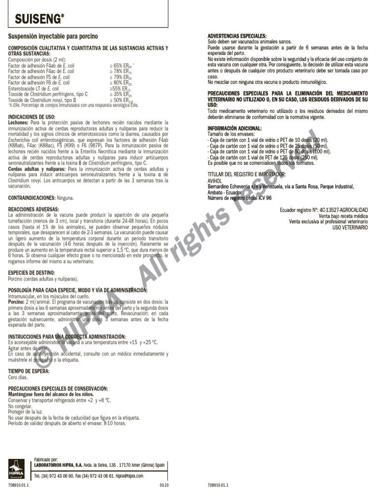 SUISENG-AM-EC-708910-01.1 | PDF | Escherichia coli | Vacunación