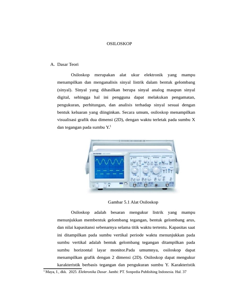 laporan osiloskop | PDF