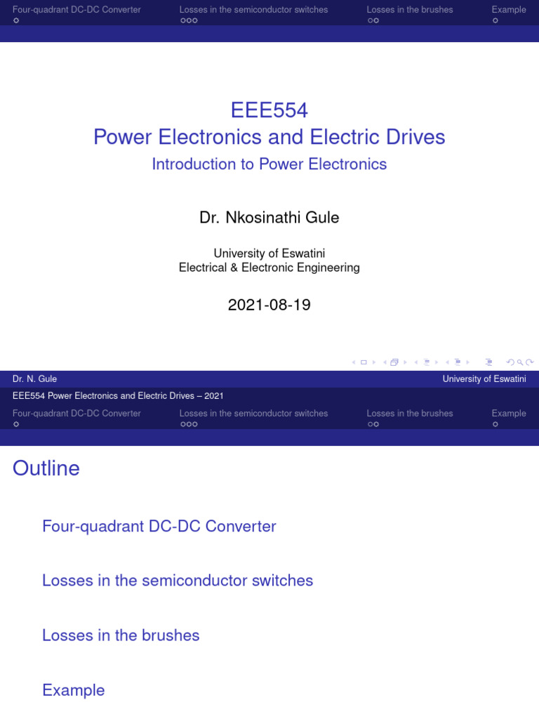 Lecture 5 - Power-Electronics 3 | PDF | Power Electronics | Electric Motor