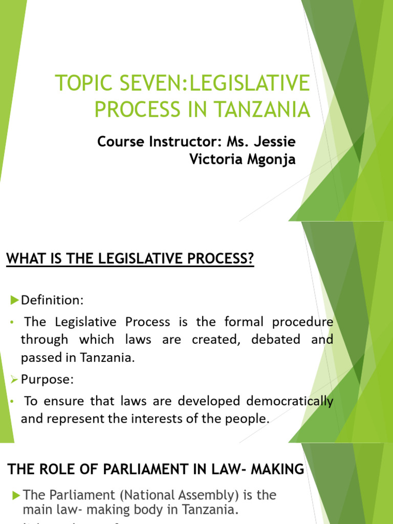 Part 7 - Legislative Process | PDF | Bill (Law) | Royal Assent