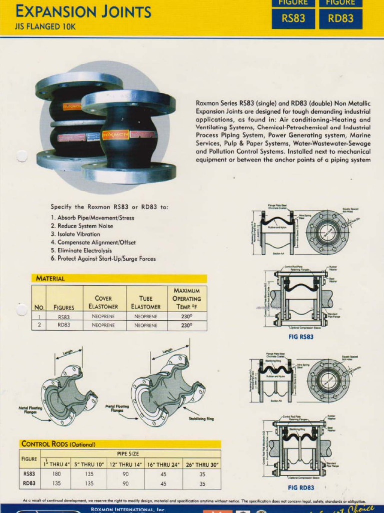 Rubber Expansion Joint | PDF