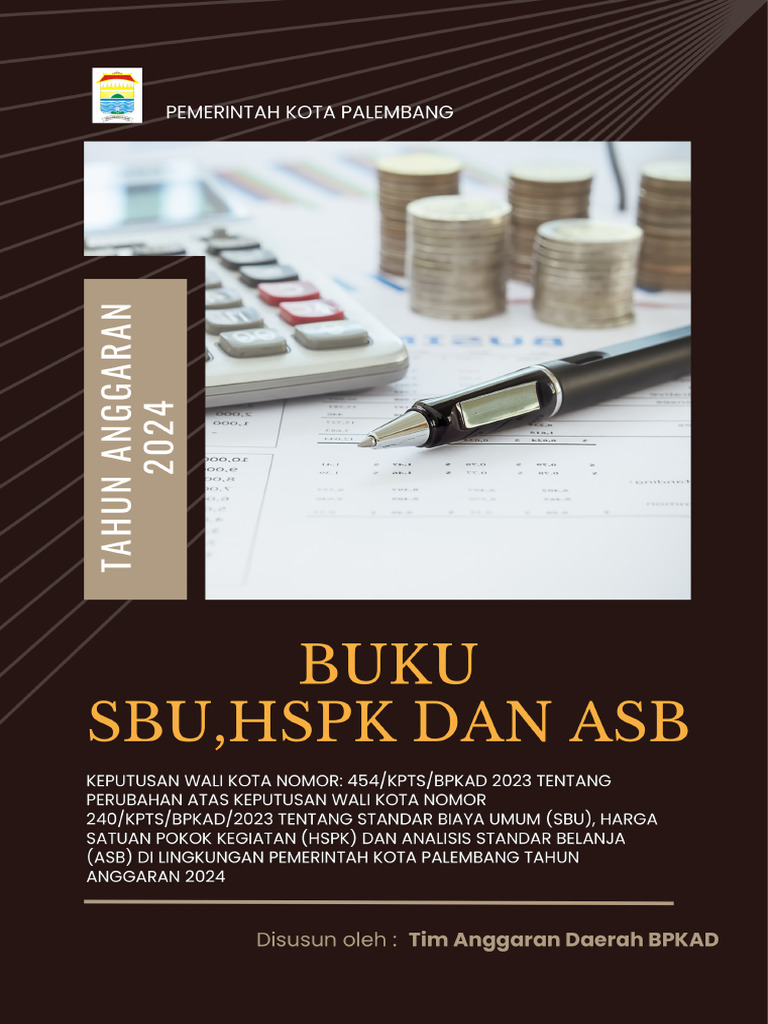 Buku Perubahan Sbu, HSPK Dan Asb Ta 2024 (SK No 454 Tahun 2023) | PDF