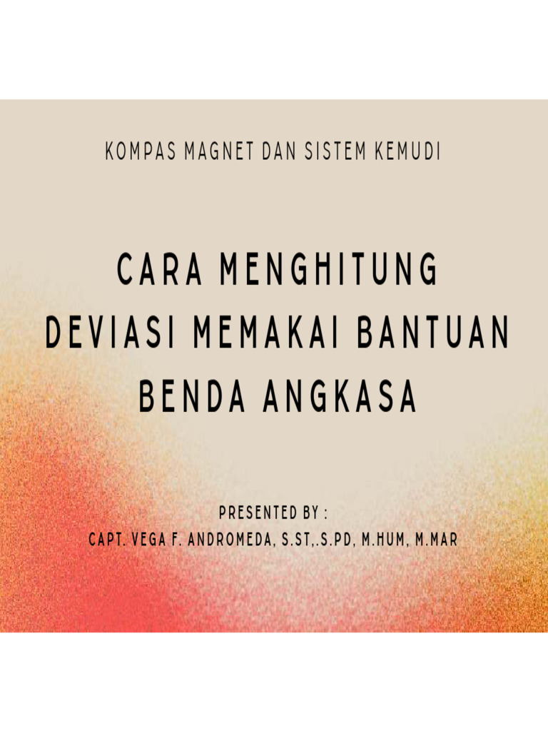 P12 - Menghitung Deviasi Menggunakan Benda Angkasa | PDF