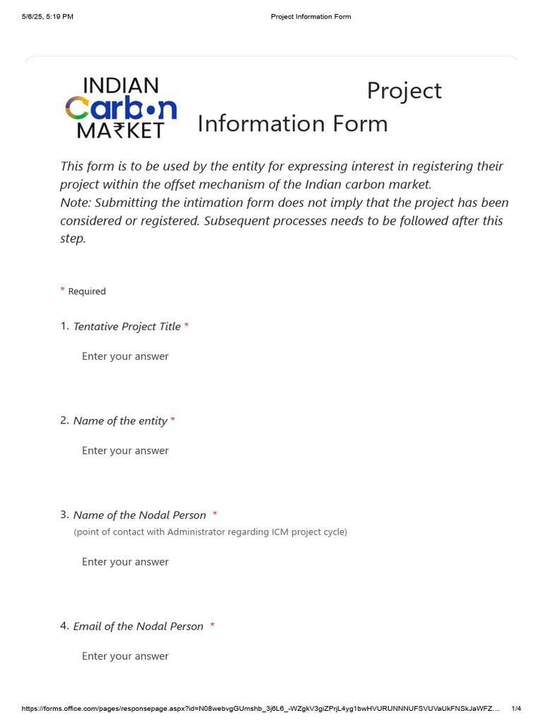 JIT Removals & Storage Project Form | PDF | Methane | Biogas