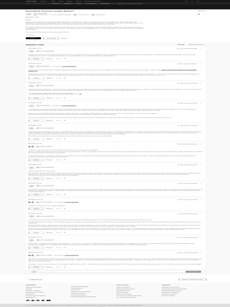 Autodesk License Usage Report | PDF | Autodesk Revit | Autodesk