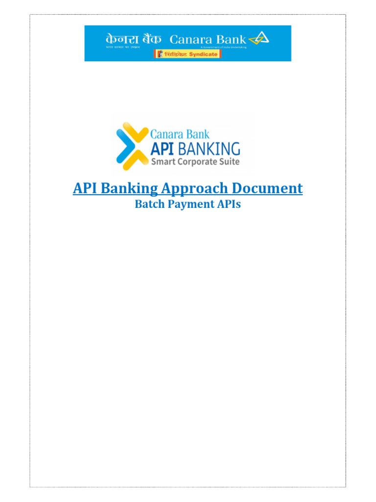 Batch Payment APIs - Multi Selection | PDF | Public Key Certificate ...
