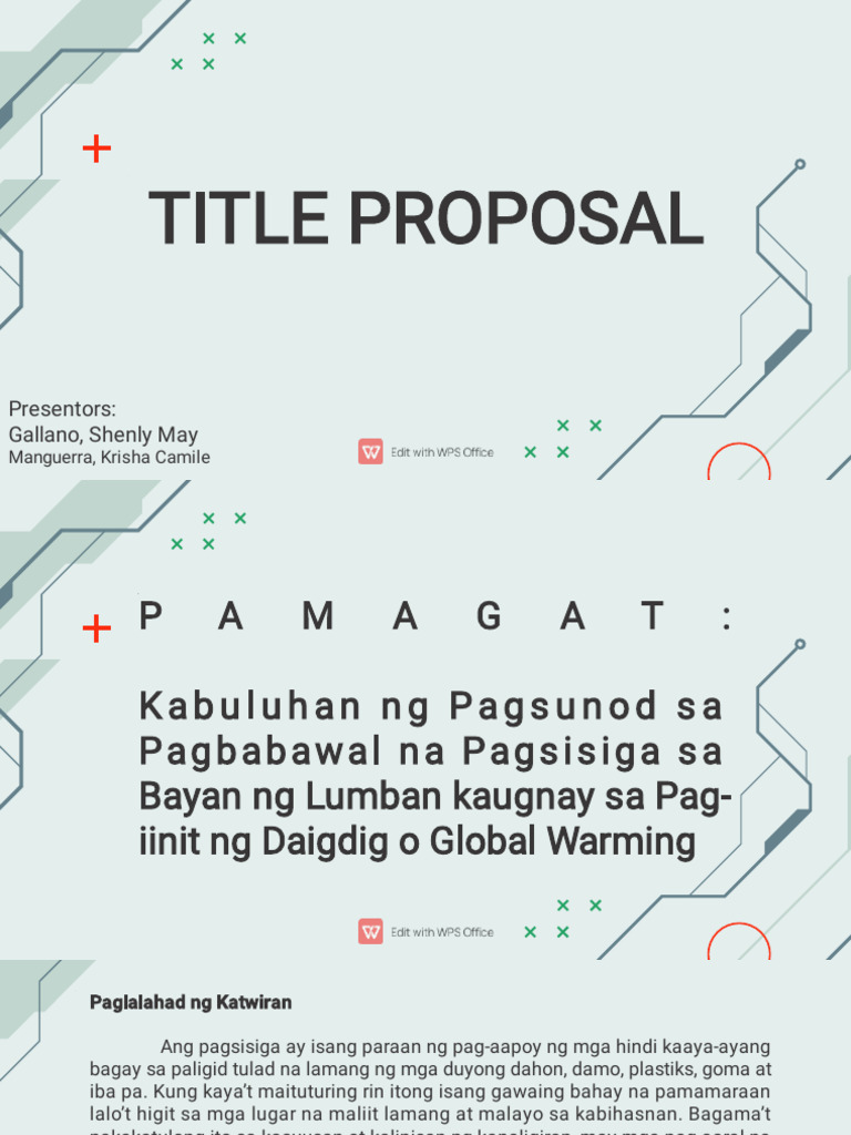 Title Proposal | PDF