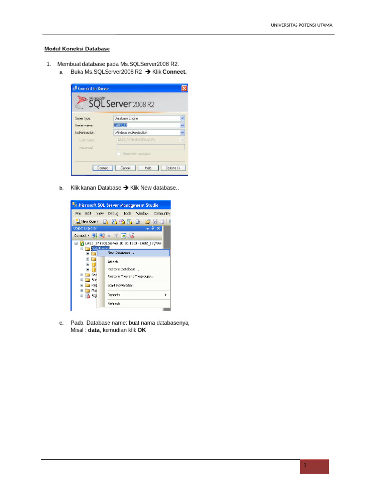 Modul Pembuatan Program DB Dan VB Net | PDF