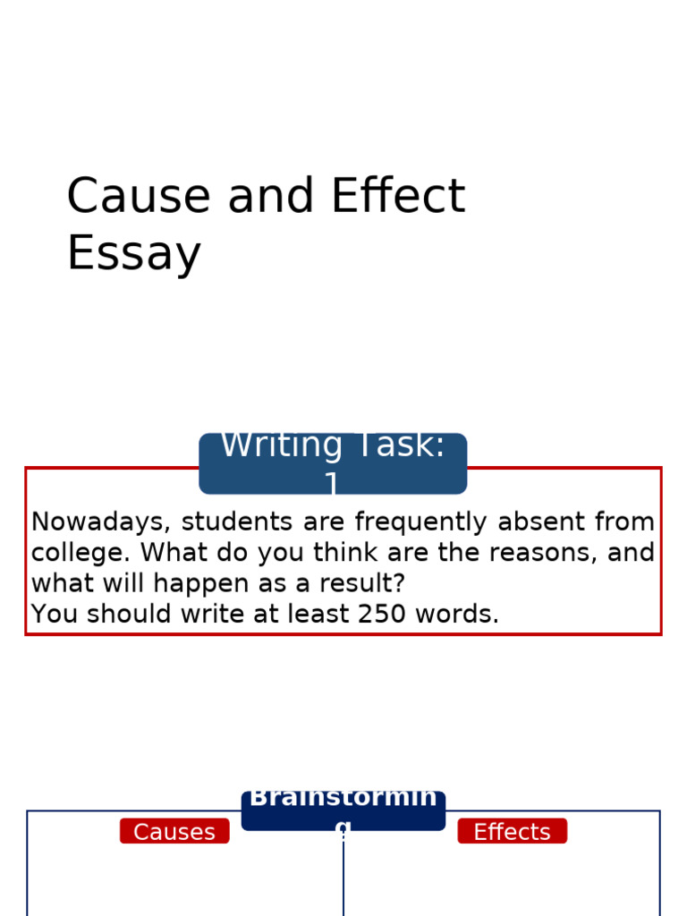 Cause & Effect Essay | PDF | Eating Behaviors Of Humans