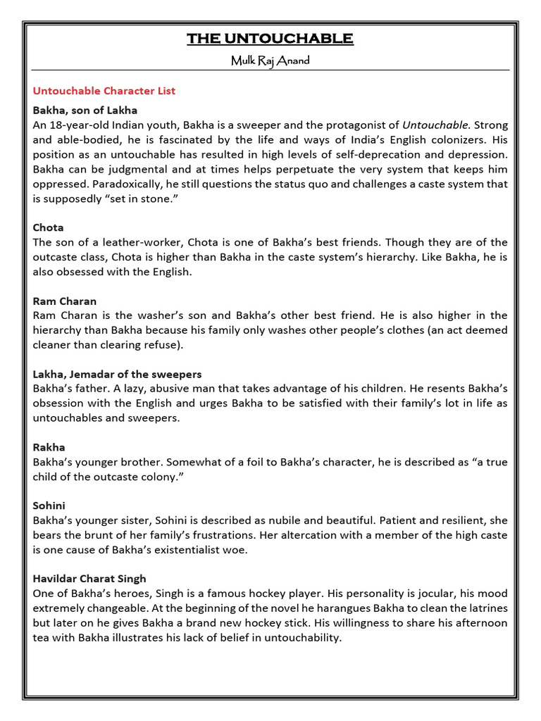 The Untouchable Kannada Version | PDF