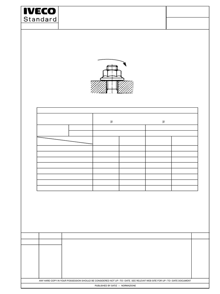 Tightening Torques Entirely Metal and Waxed Self-Locking Flanged Hexagon Nuts Accuracy Rating Ii ...
