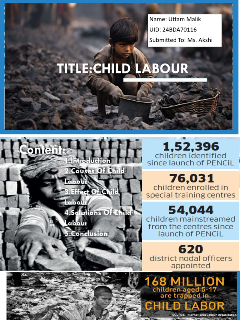 Uttam Malik(24BDA70116) E-Magazine.. | PDF | Child Labour | Economies