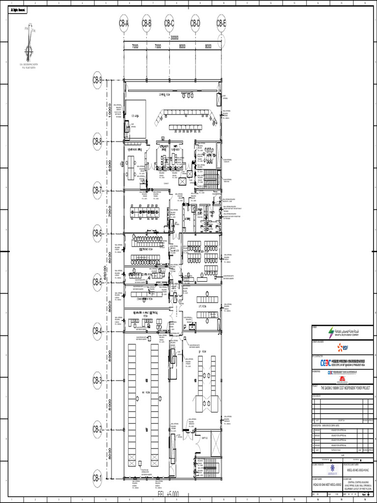005-WQA2-00-SAK-MDT-MSCL-00002 (REV-D) - (HVAC Piping, Slab, Wall Opening & Equipment Layout of ...