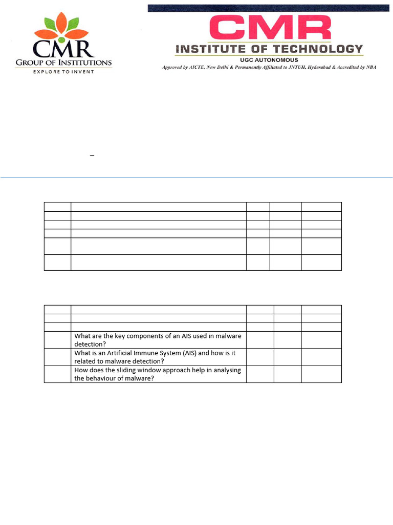 AIS Assignment 1 | PDF