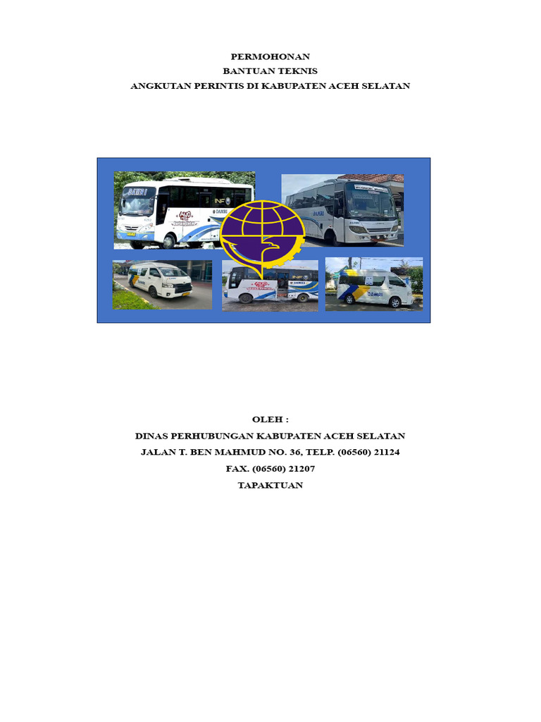Permohonan Angkutan Perintis | PDF